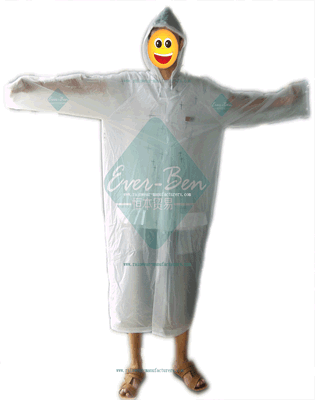 Clear Raincoat 008 Transparent Clear PVC Raincoat for Men|Transparent ...