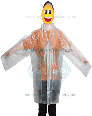 Clear Raincoat 008 Transparent Clear PVC Raincoat for Men|Transparent ...