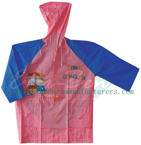 China PVC Kids Raincoats Manufacturer|PVC Girls Raincoats Supplier|PVC ...
