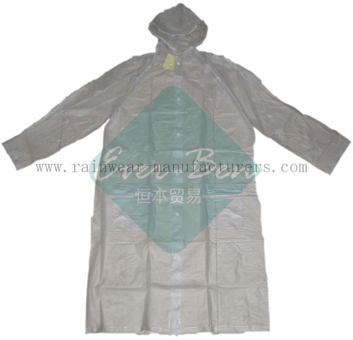 Clear Raincoat 006 Transparent PVC Rain Suit|Transparent PVC Clear ...