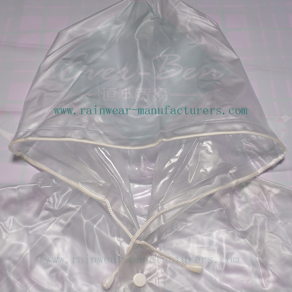 Clear Raincoat 013 Transparent PVC Clear Plastic Mac Jacket Supplier ...