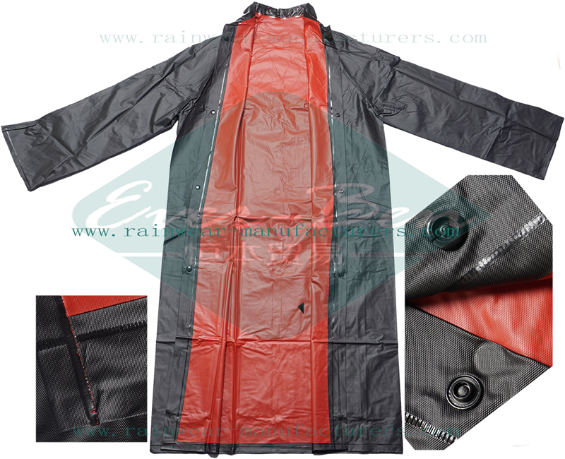 PVC Rainsuit 006 PVC Black Rain Suit|Heavy Rain Coat|Reusable pvc ...