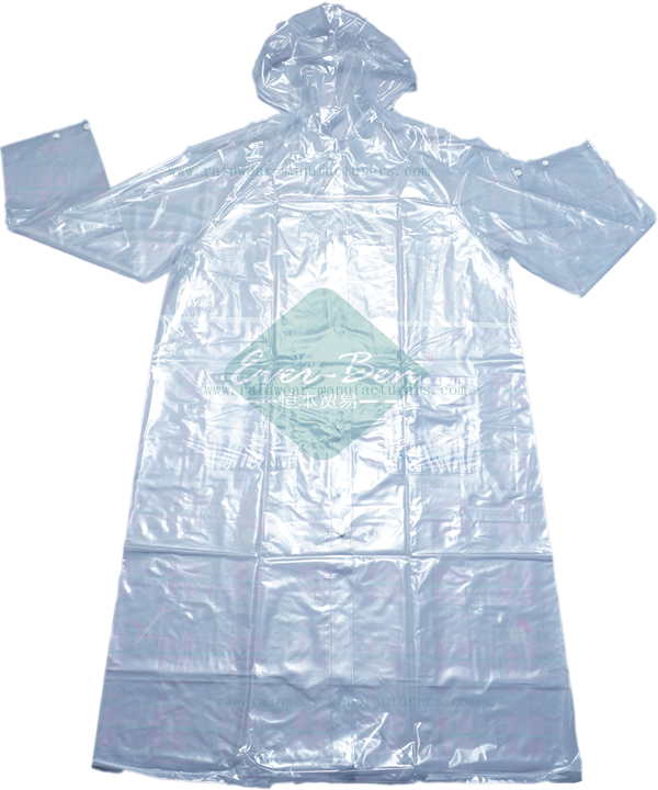Clear Raincoat 007 Transparent PVC Clear Plastic Mac|Clear PVC Raincoat ...