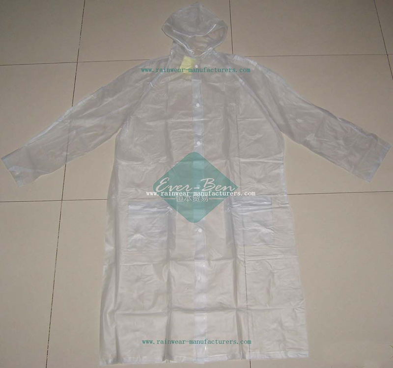 Clear Raincoat 006 Transparent PVC Rain Suit|Transparent PVC Clear ...