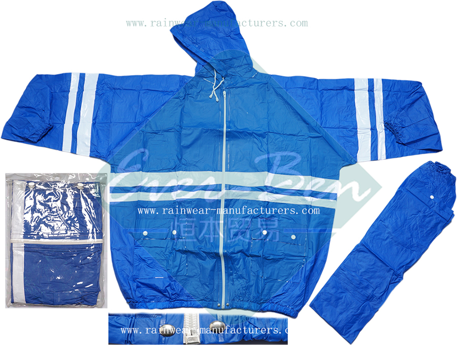 PVC Motorcycle Suit|Blue PVC waterproof rain pants|motorbike rain suit ...