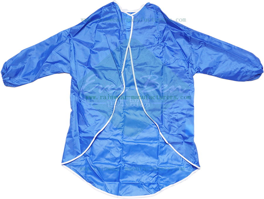 Blue Plain Aprons|China Waterproof Apron|Children's Waterproof Play ...